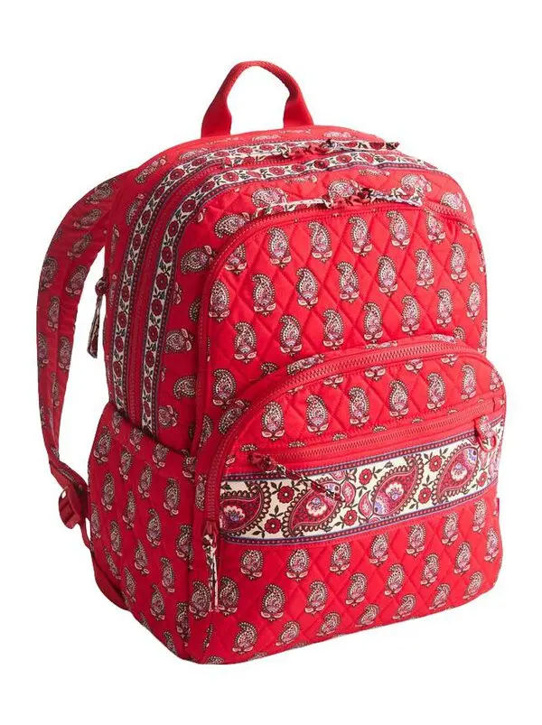 VERA BRADLEY Large Bancroft Backpack - Red