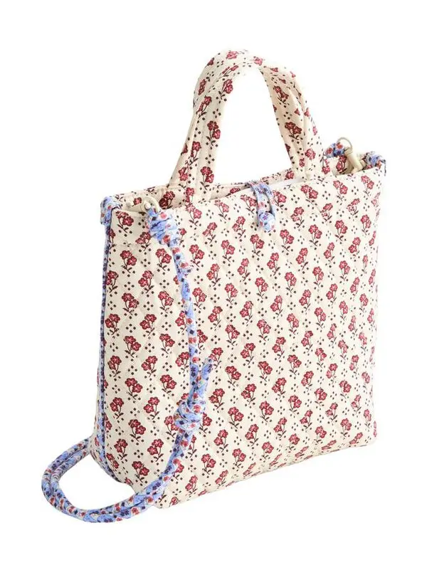 VERA BRADLEY Mini Original Tote Bag - Red/blue