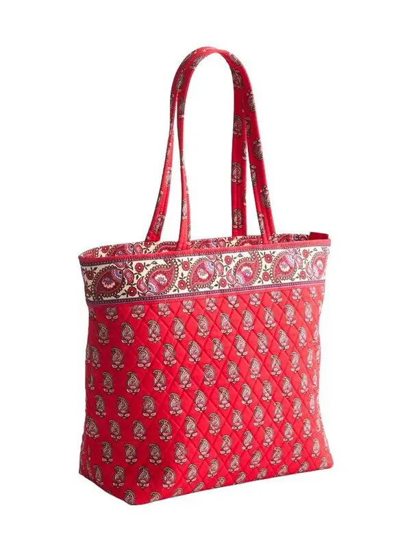 VERA BRADLEY Original Zip Tote Bag - Red