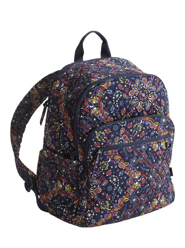 VERA BRADLEY Bancroft Backpack In Starry Paisley - Blue