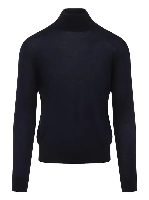 Saint Laurent Wool And Cashmere Pullover - Blue