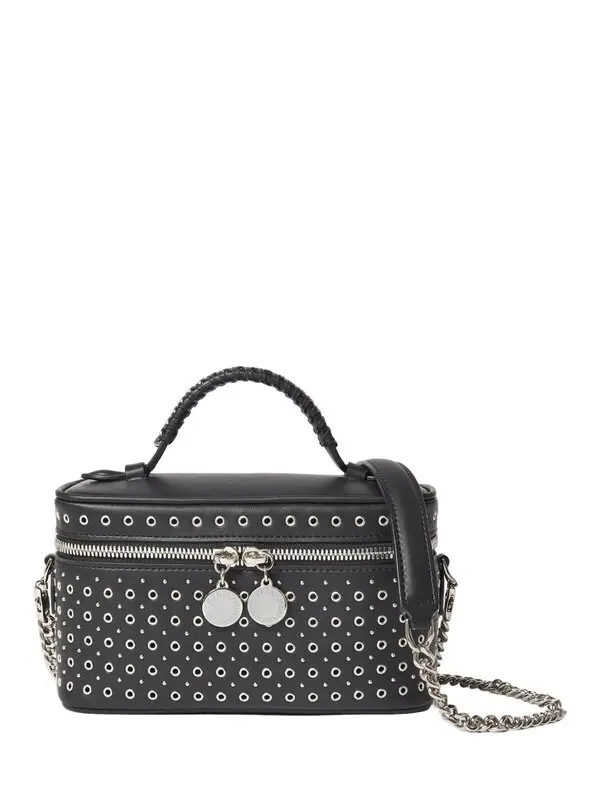 Stella McCartney Falabella Eyelet-stud Vanity Case - Black