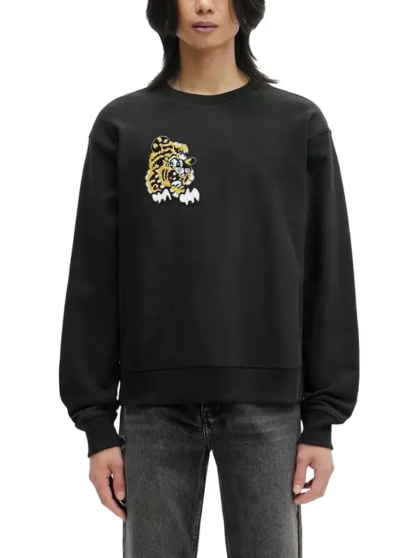 Kenzo X Verdy Tiger-embroidered Sweatshirt - Black