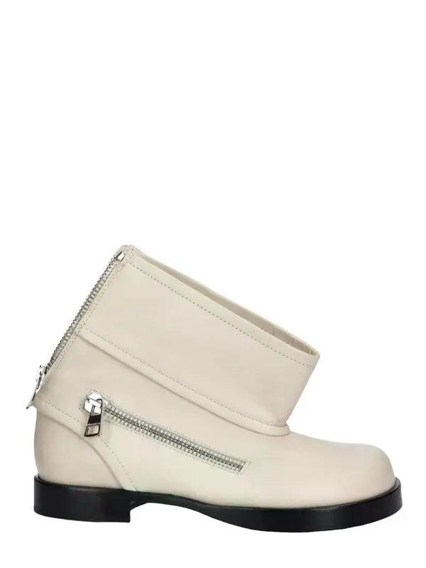 JW Anderson 30mm Zip-detail Boots - Neutrals