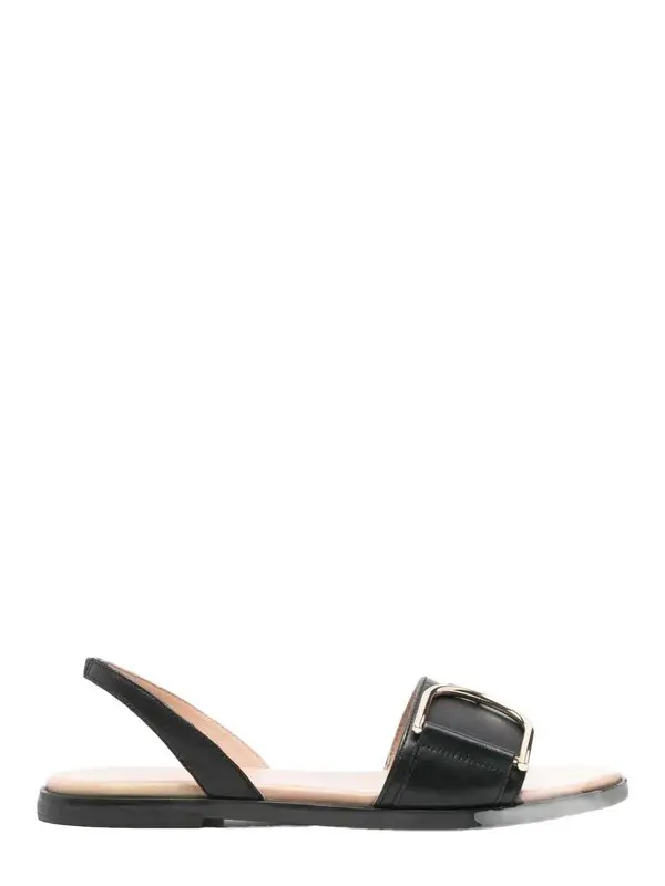 Geox Naileen Buckle Slingback Sandals - Black