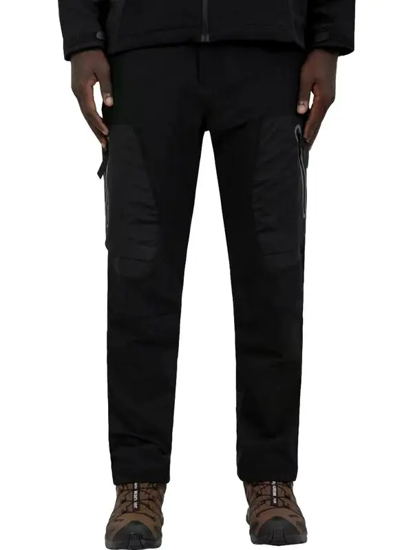 AND WANDER Panel Trousers - Black
