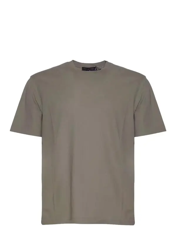 FILIPPO DE LAURENTIIS Cotton Crew-neck T-shirt - Neutrals