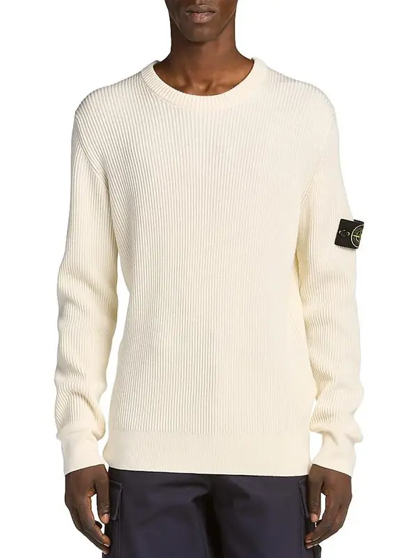 Stone Island Wool Sweater - Ivory