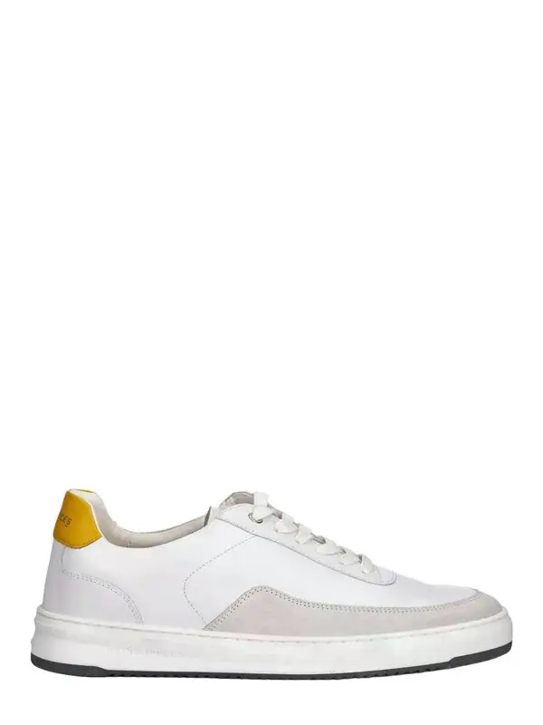 Filling Pieces Mondo Squash Leather Sneakers - White