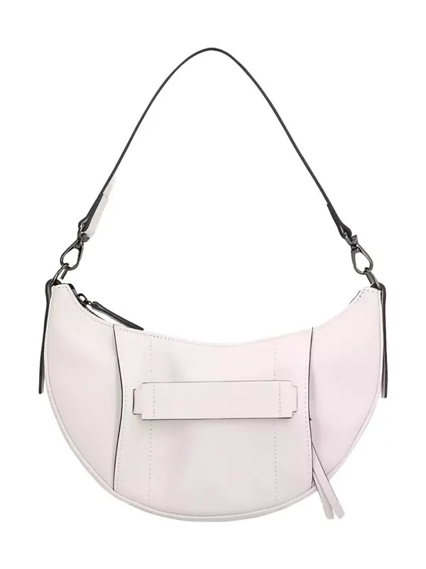 Longchamp Leather Shoulder Bag - White
