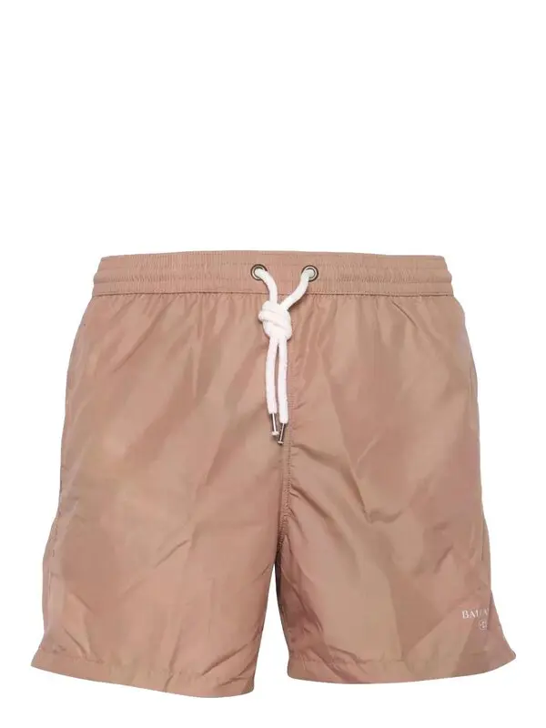 BALLANTYNE Drawstring Swim Shorts - Neutrals