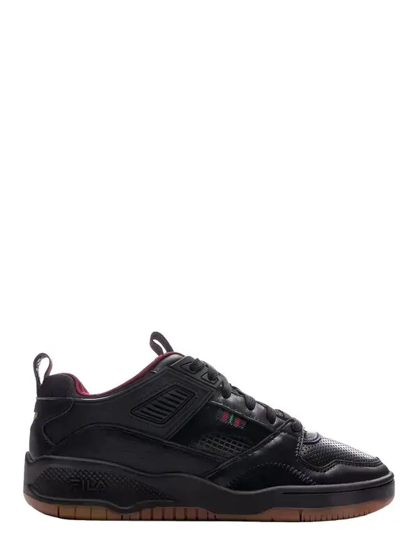 FILA Corda Lux Perforated-panel Sneakers - Black