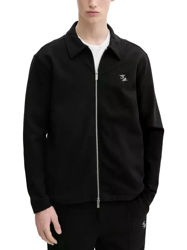 Filling Pieces Zip-front Shirt Jacket - Black