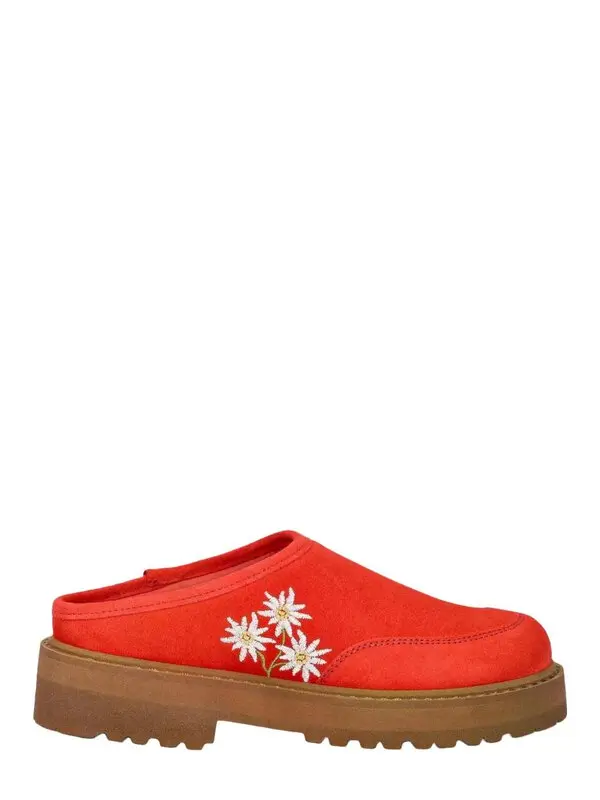 Diemme Maggiore Stella Alpina Platform Mules - Orange