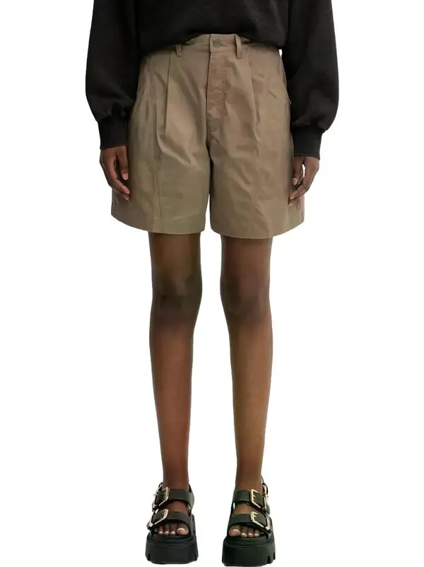 Fjallraven Pleated Tailored Shorts - Neutrals