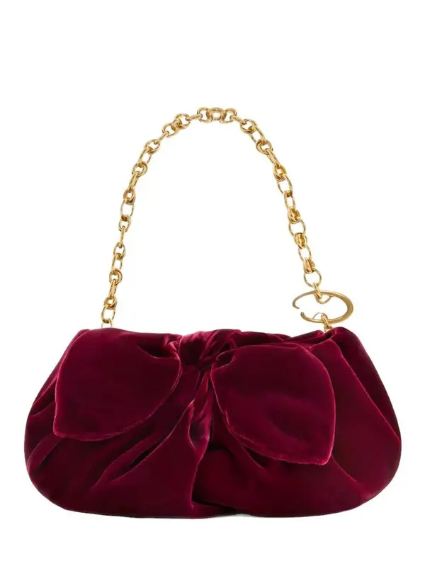 Oscar De La Renta Mini Bow Clutch - Red