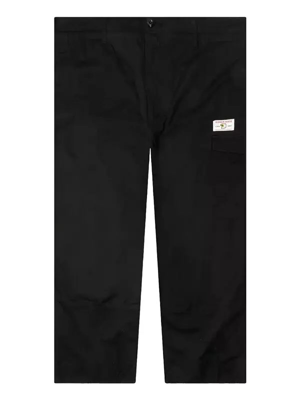 HUMAN MADE Logo-patch Cargo Trousers - Black