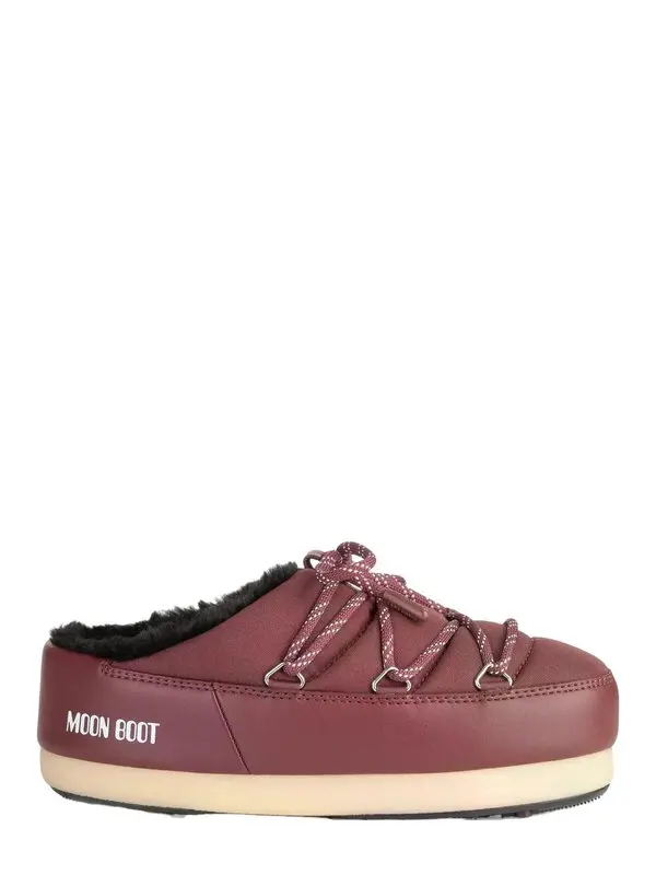 Moon Boot Evx Lace-up Mules - Red