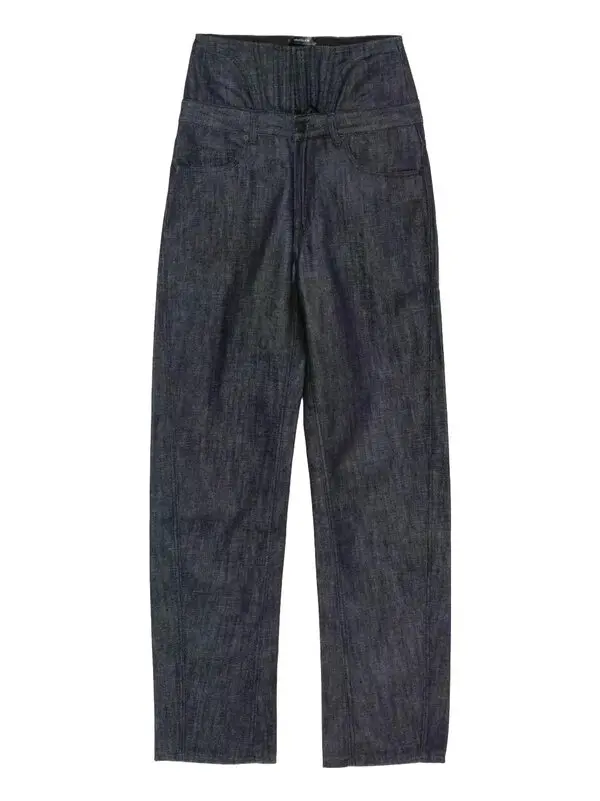 MUGLER Corset-waist Jeans - Blue