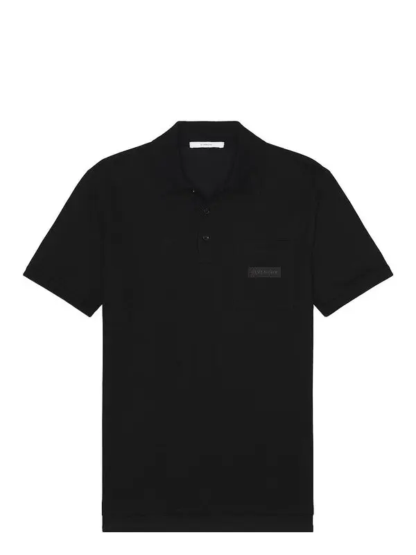 Givenchy Short Sleeve Polo - Black