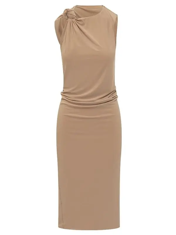 Sportmax Nuble Long Dress - Brown