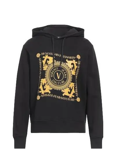 Versace Cotton Fleece Sweatshirt - Black