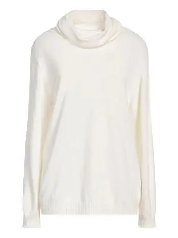 Alpha Studio Turtleneck Knit Top - White