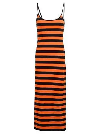 Patrizia Pepe Midi Bodycon Dress - Orange
