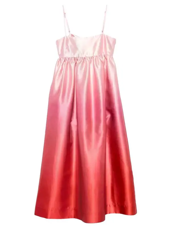 ALEMAIS Inez Ombré Midi Dress - Pink