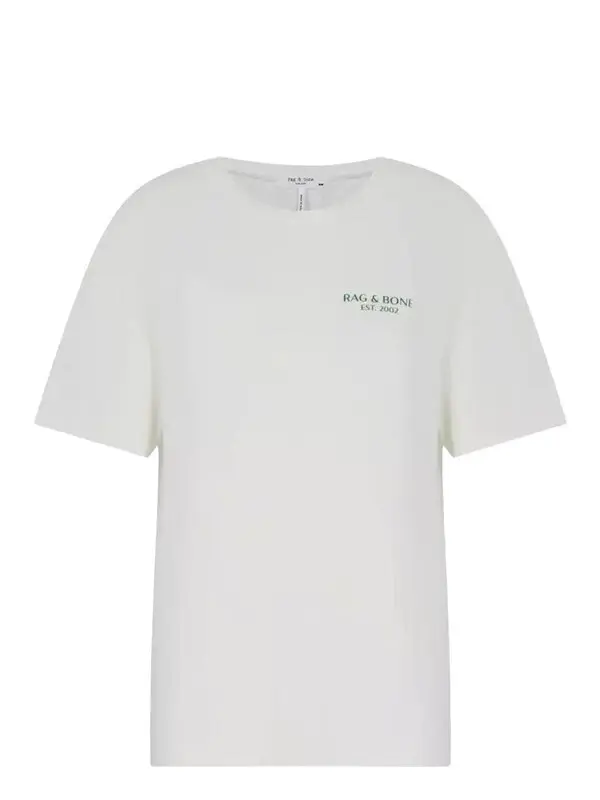 Rag & Bone Tennis-print T-shirt - Neutrals