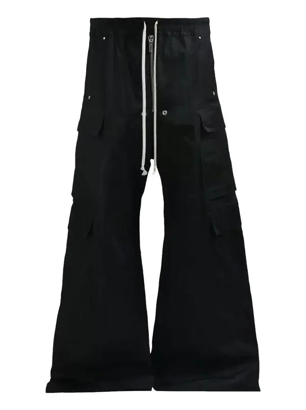Rick Owens Wide Leg Trousers - Black