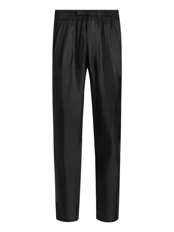 Dolce & Gabbana Elasticated Waist Trousers - Black