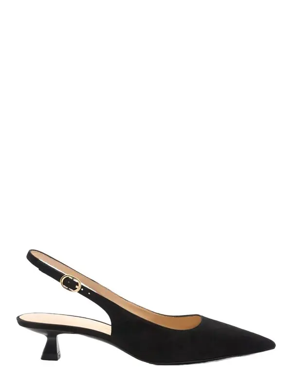 STUART WEITZMAN 35mm Sculpt Slingback Pumps - Black