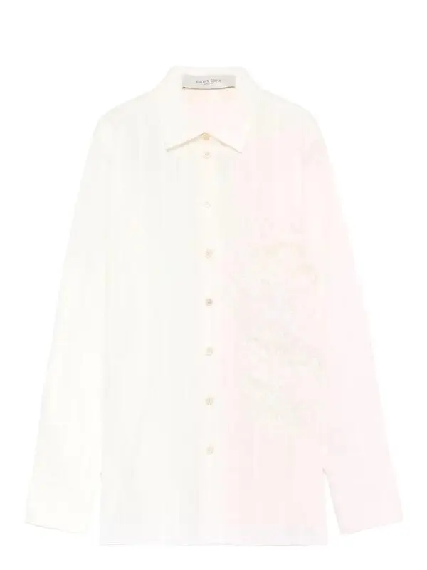 GOLDEN GOOSE Striped Shirt - Neutrals