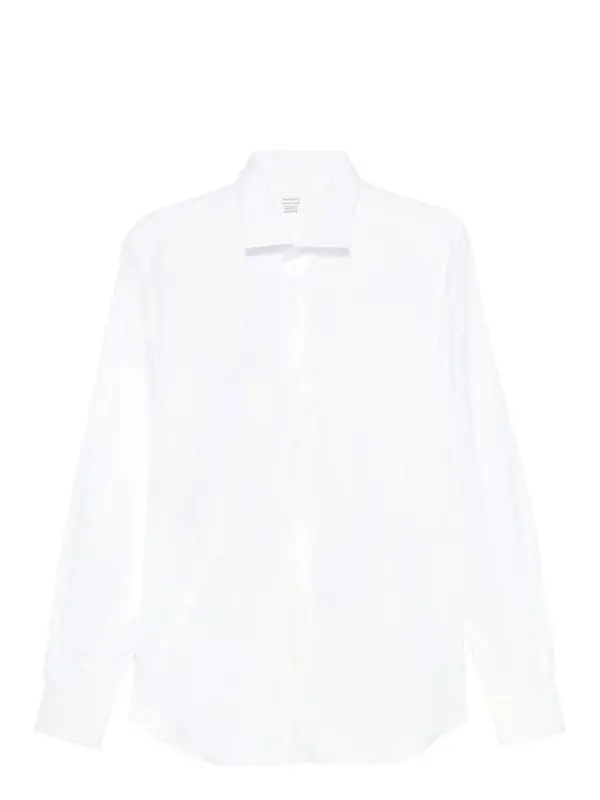 MAZZARELLI Long-sleeve Button-up Shirt - White