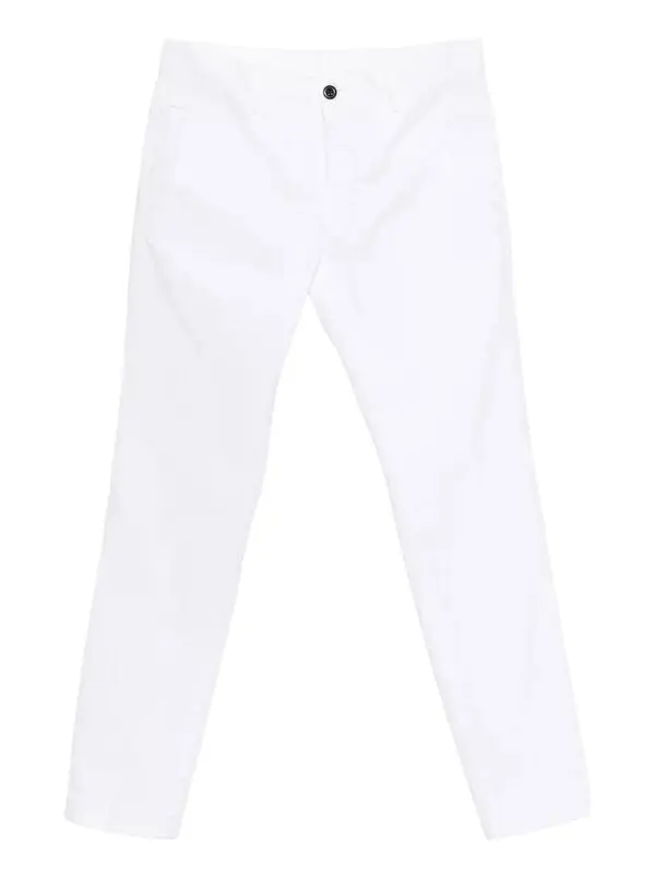 Incotex Cotton Straight-leg Trousers - White