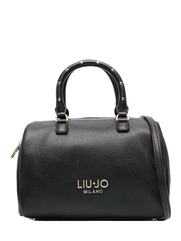 Liu Jo Tote Bag With Logo Lettering - Black
