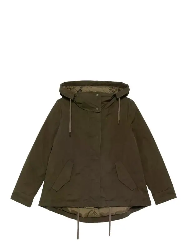 Herno Hooded Drawstring Jacket - Green