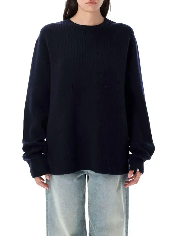 EXTREME CASHMERE X You Rib Sweater - Navy