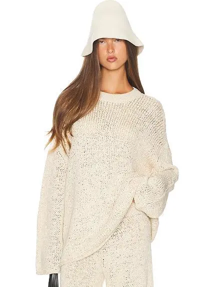 HELSA Janize Chunky Knit Sweater - Canvas