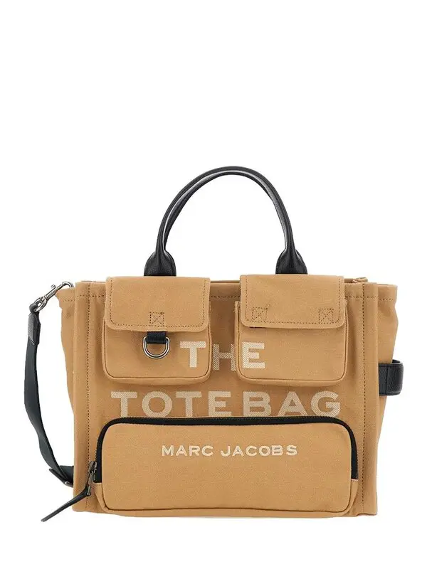 Marc Jacobs Medium Cargo Cotton Tote - Beige