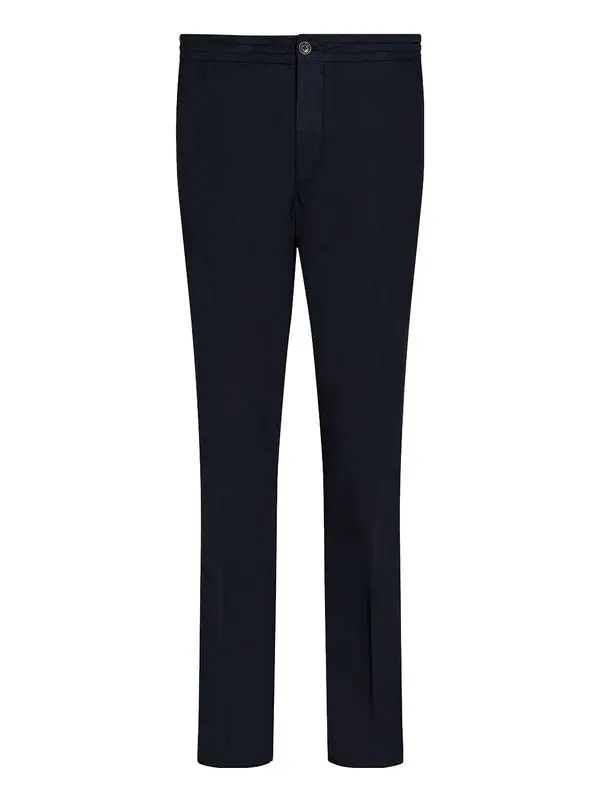Zegna Cottonblend Chinos - Midnight Blue