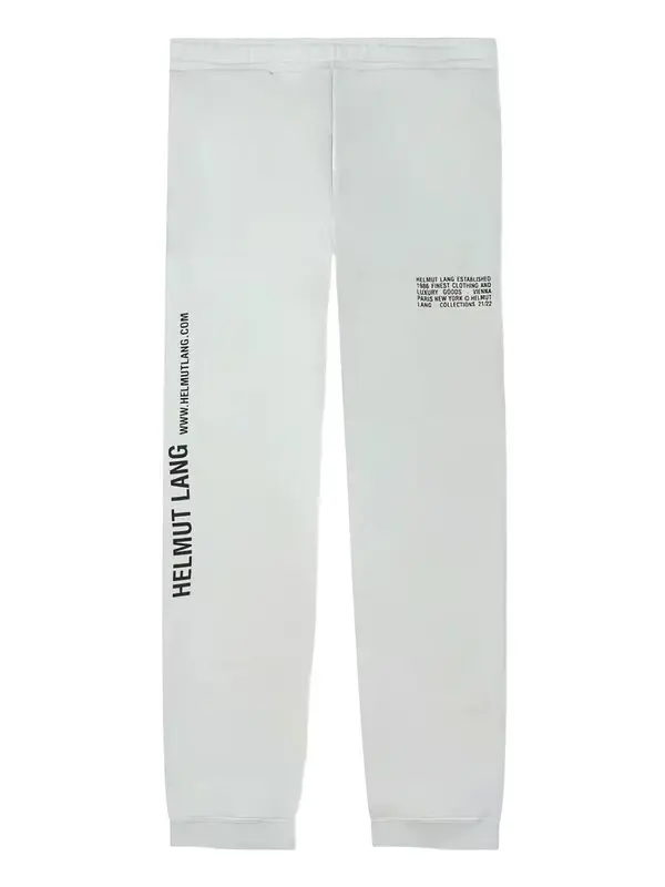 Helmut Lang Logo-print Joggers - White