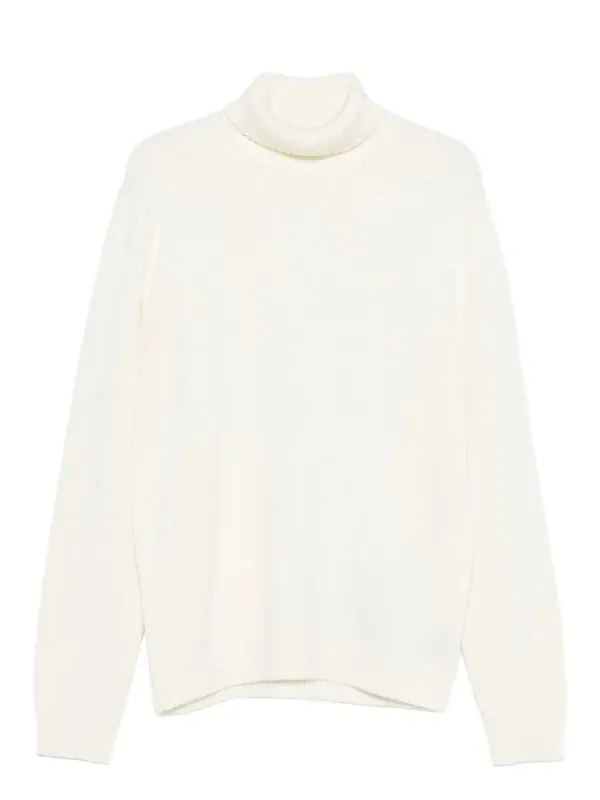 ZANONE Turtleneck Knitwear - White