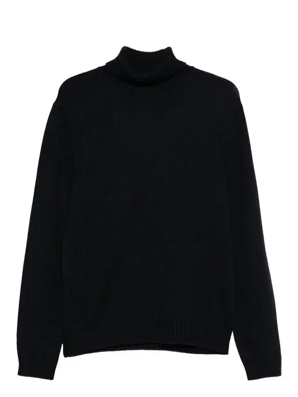 ZANONE Turtleneck Sweater - Blue