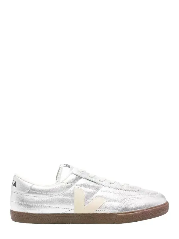 VEJA Panenka Leather Sneakers - Silver