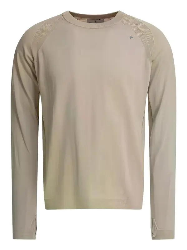 Stone Island Raglan-sleeves Crew-neck Sweater - Neutrals