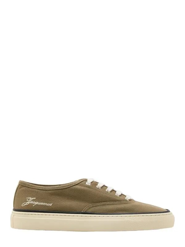Jacquemus The Fefe Cotton Sneakers - Green