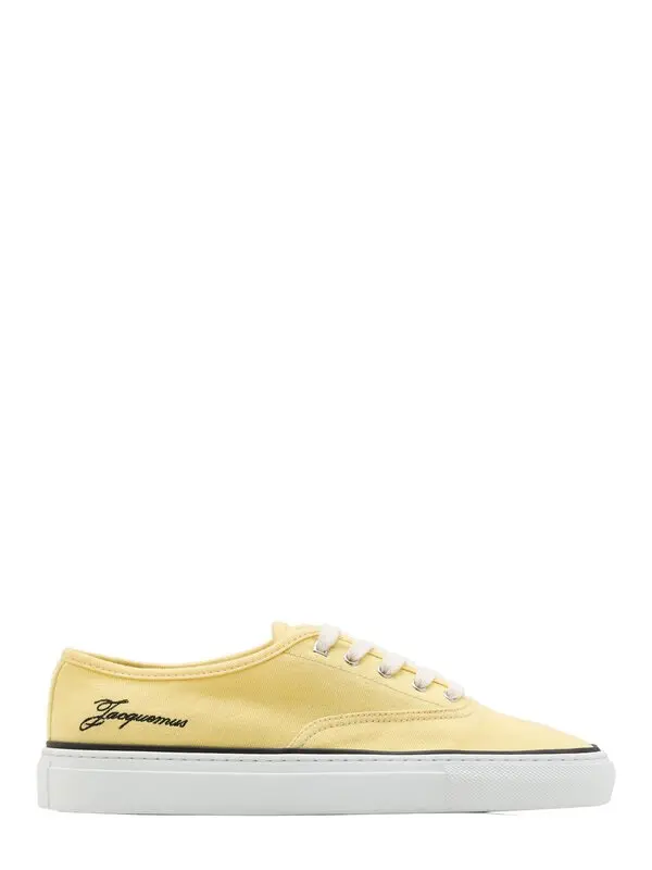 Jacquemus The Fefe Cotton Sneakers - Yellow