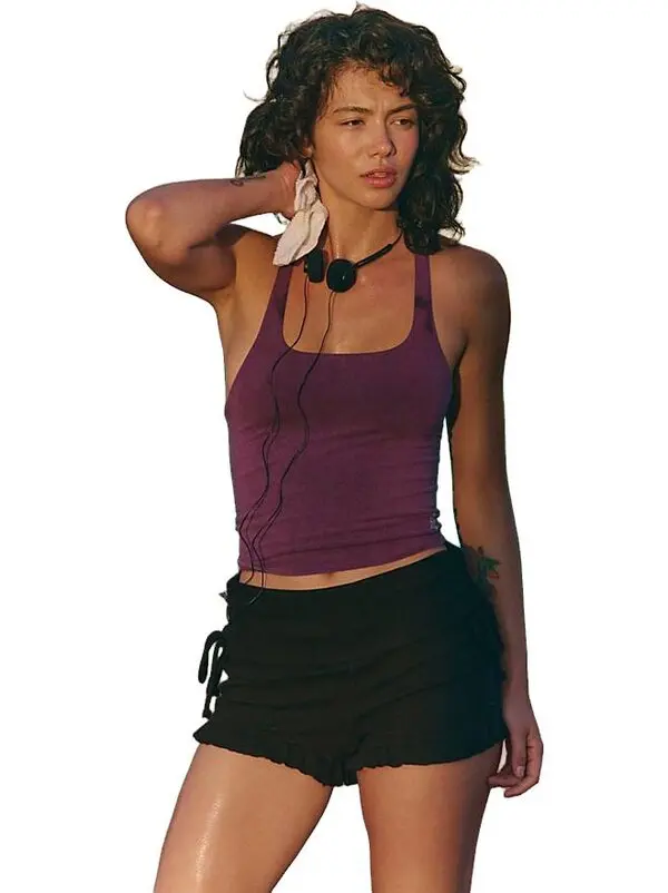 Free People Kick Off Micro Shorts - Black